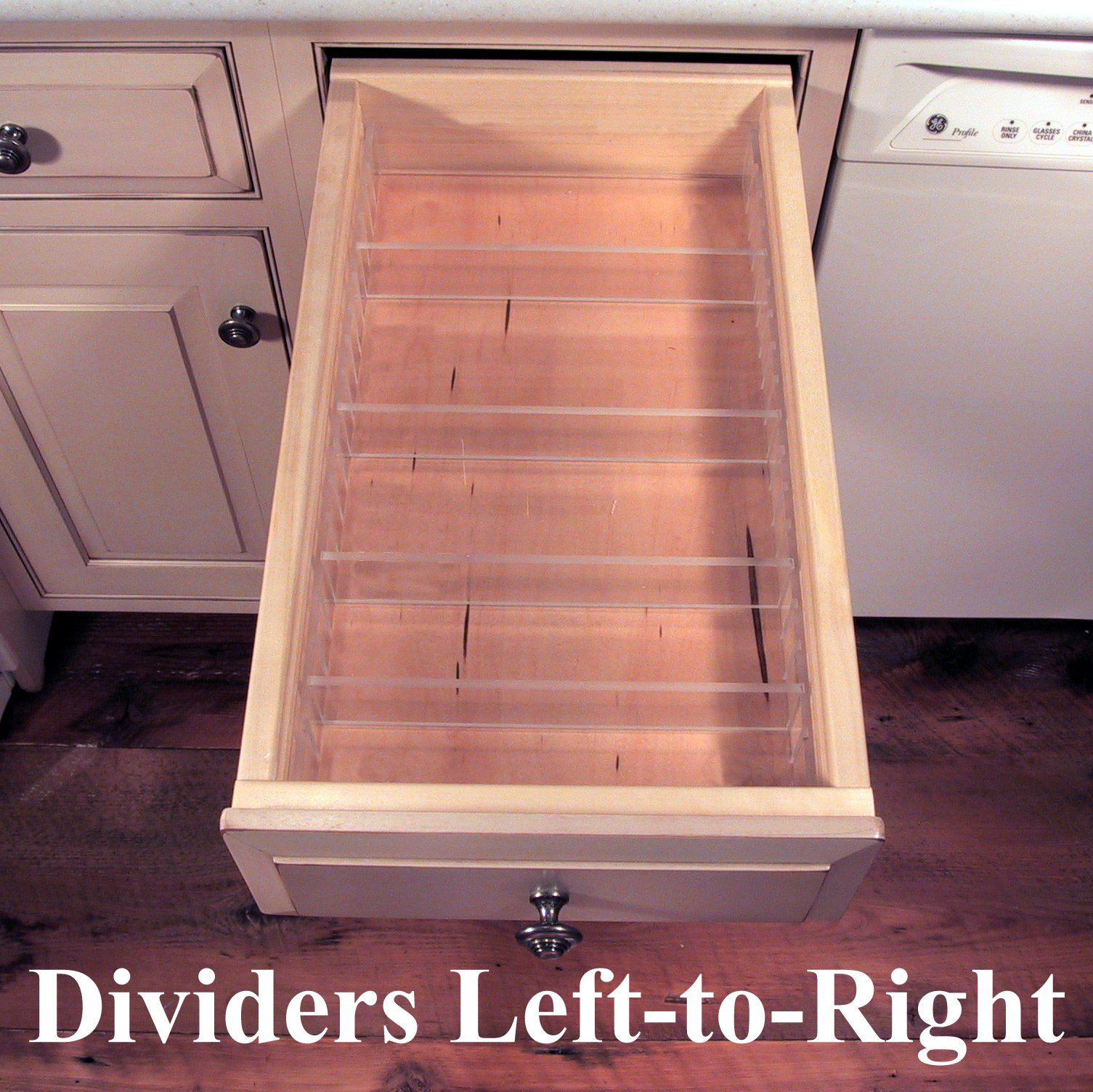 Binning Strip Custom Drawer Divider BSD17 Widths 5" to 17", Heights 1 ...